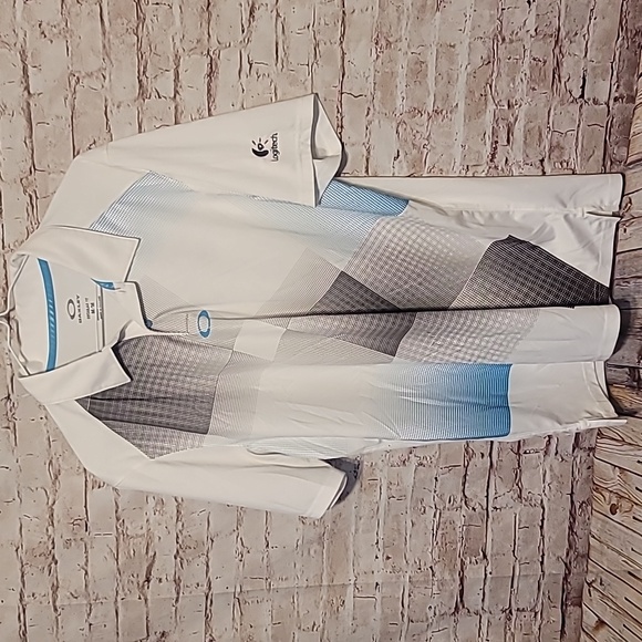 Oakley | Shirts | Oakley Logitech Golf Polo Medium | Poshmark